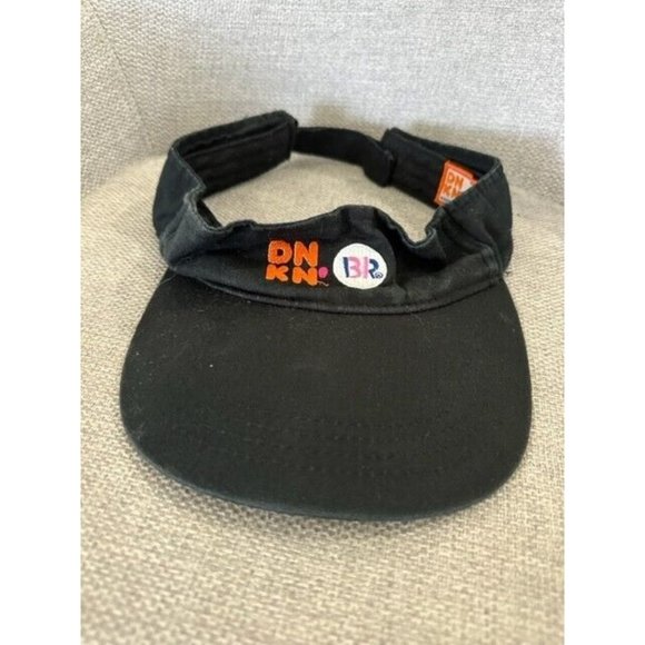 Dunkin Donuts | Accessories | Dunkin Donuts Visor Hat Uniform Black Dd ...